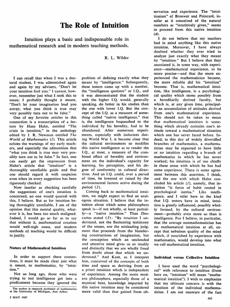 Article | PDF | Mathematics | Axiom