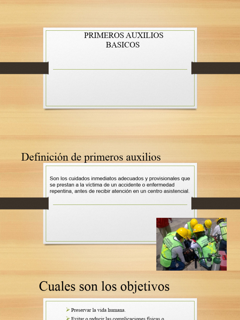 12. Capacitacion Primeros Auxilios Basicos | PDF | Herida | Primeros auxilios