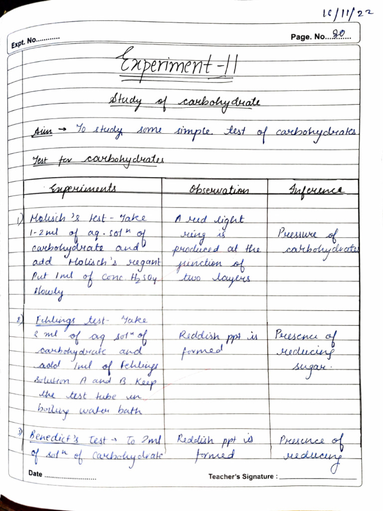 Carbohydrates Testing Methods | PDF