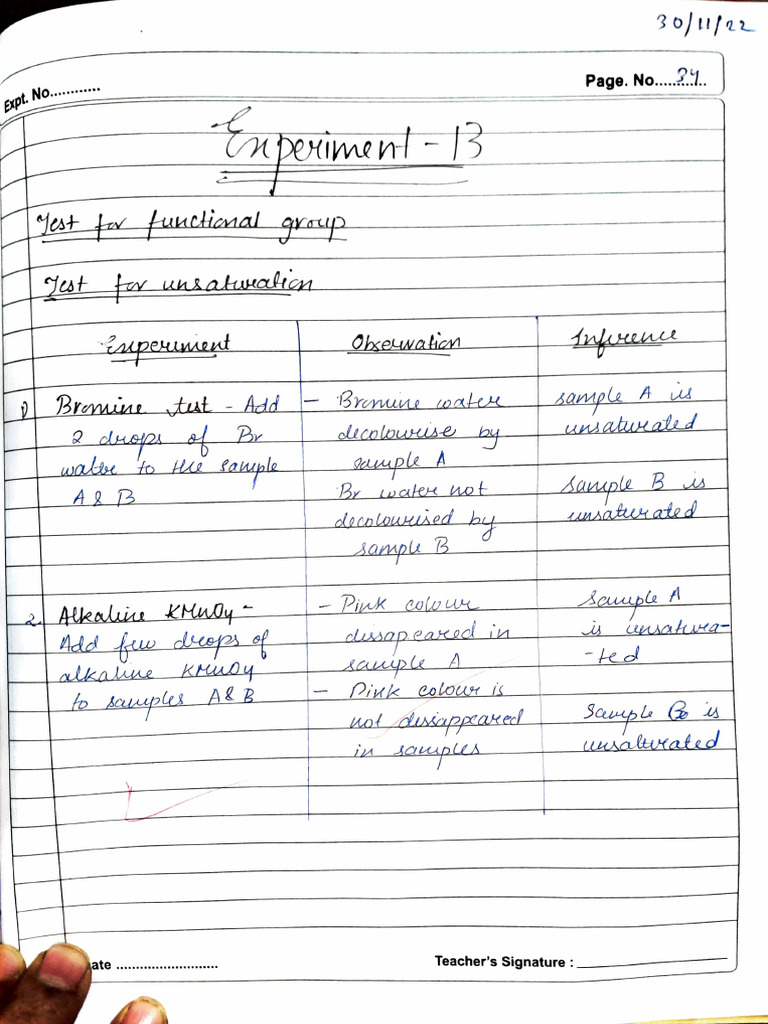 Test for Functional Groups | PDF