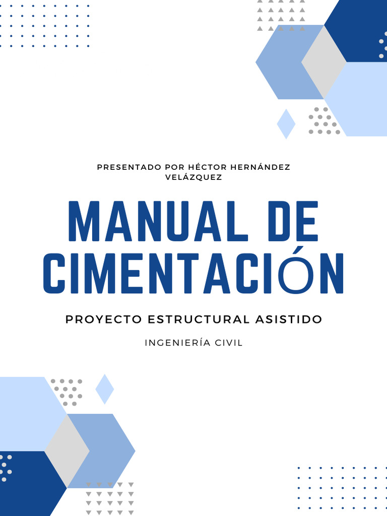 Manual Cimentación | PDF | Fundación (Ingeniería) | Hormigón