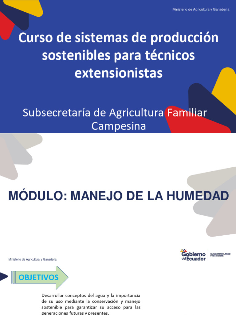 Presentacion Módulo Riego 2023 | PDF | Riego | Agua