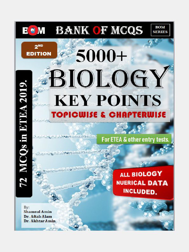 5000 Biology Key Points Bom Series Sample | PDF