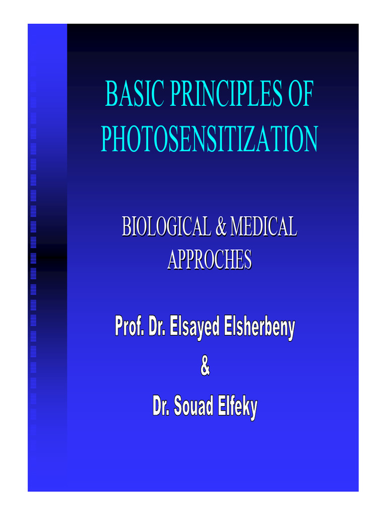 Photosensitization | PDF | Lipid Bilayer | Cell Membrane