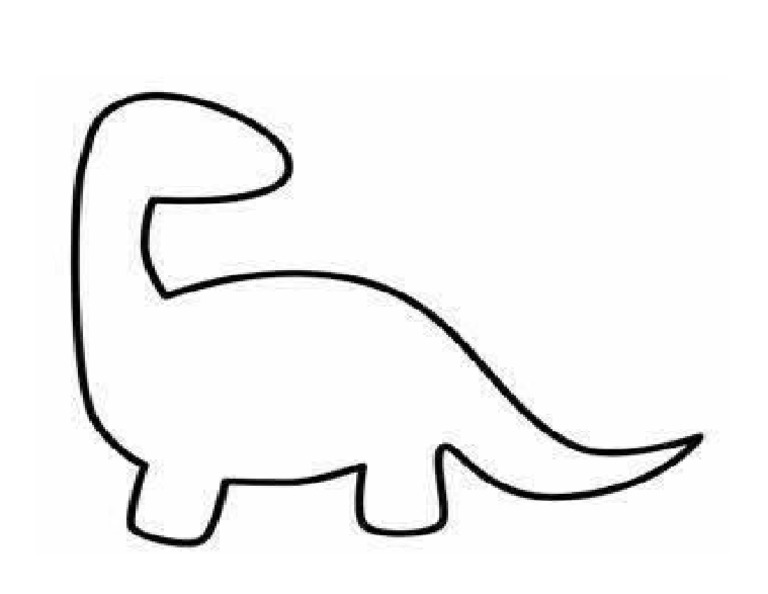 Plantilla Dinosaurio Pdf