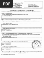 Registered Agent Acceptance Letter | PDF