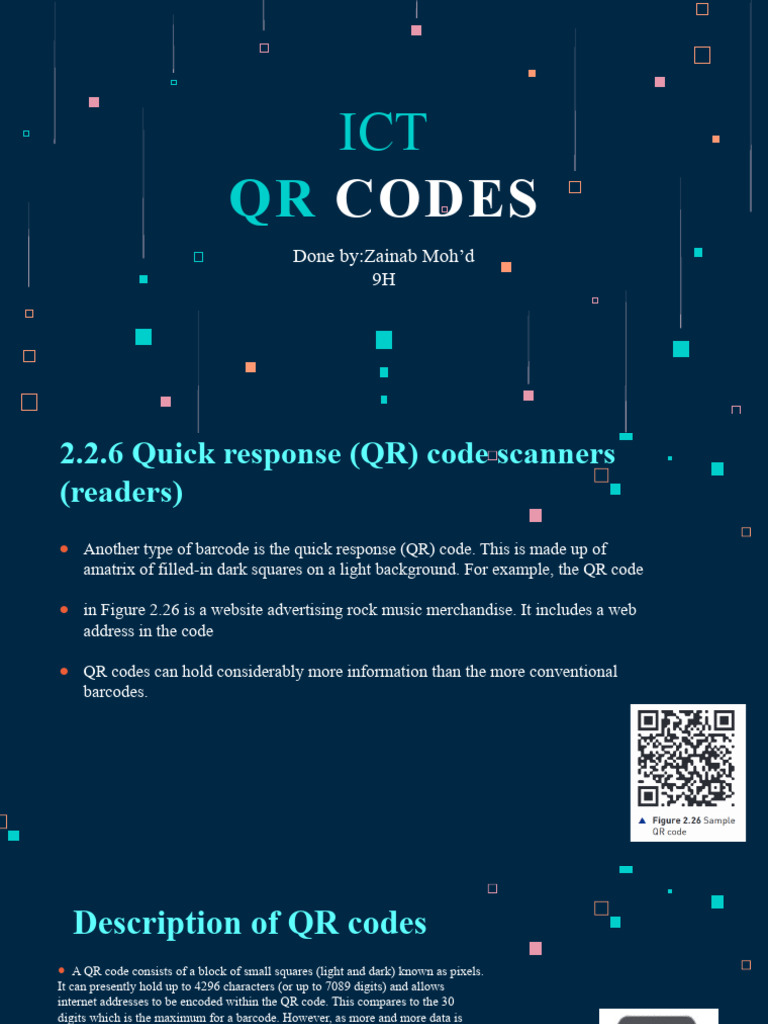 Ict Pro 2 | PDF | Qr Code | Barcode
