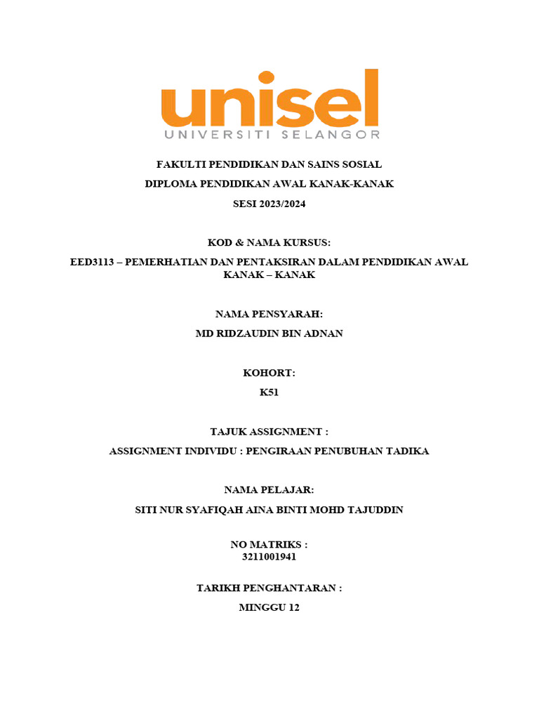 Assignment Individu Ict | PDF