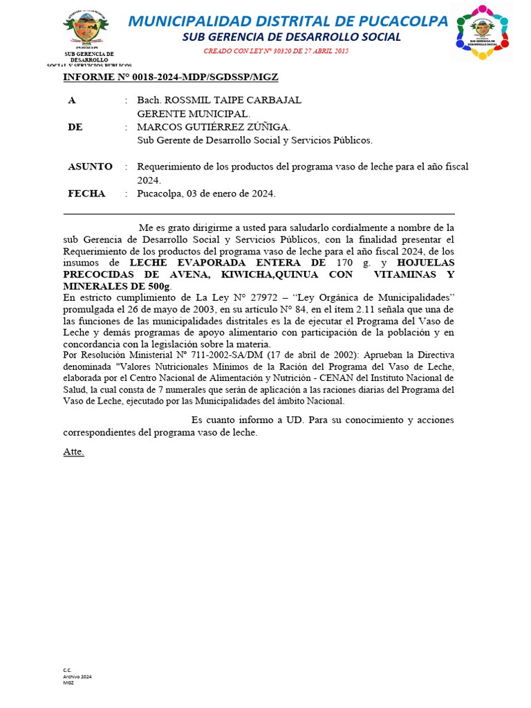 Informe PVL 2024 | PDF