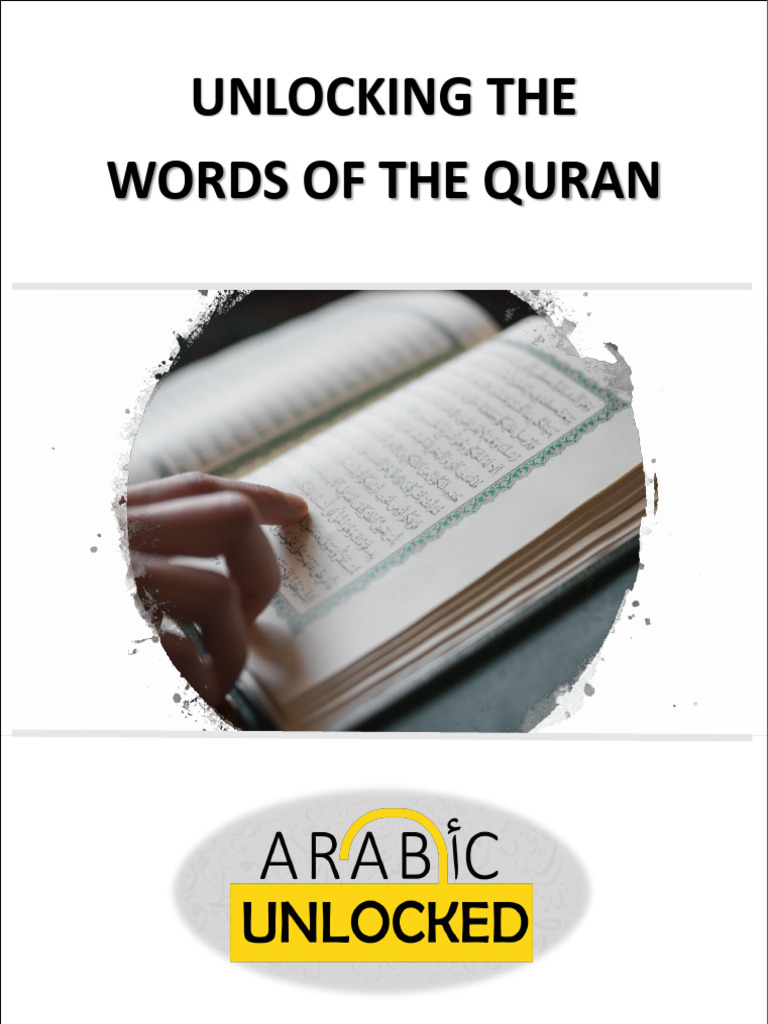 Unlocking The Words of The Quran 2nd Edition-1 | PDF | English Language ...
