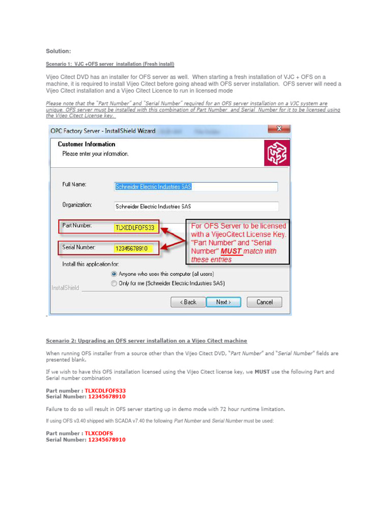 Instalacion OFS | PDF