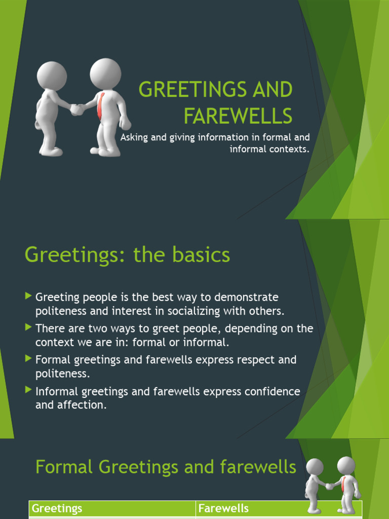 Greetings, Farewells, and Basic Expressions | PDF | Linguistics | Human Communication