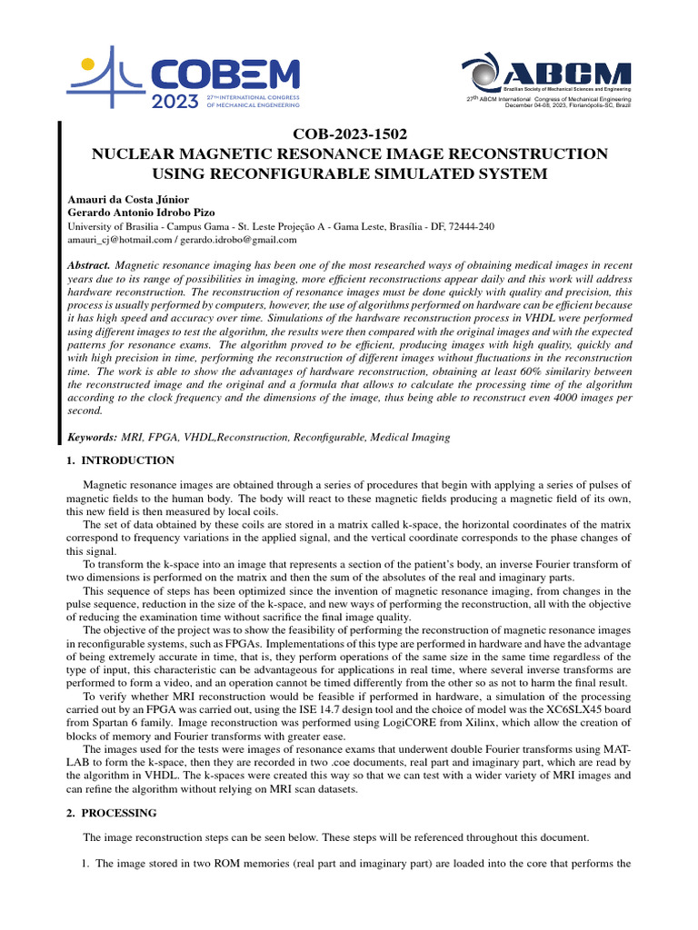 Cob 2023 1502 | PDF | Fast Fourier Transform | Field Programmable Gate Array