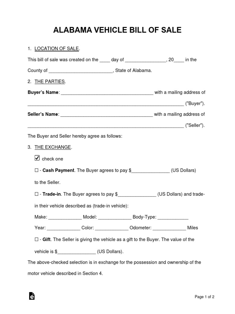 Alabama-Motor-Vehicle-Bill-Of-Sale-Template-1 (2) - 220501 - 235147 | PDF