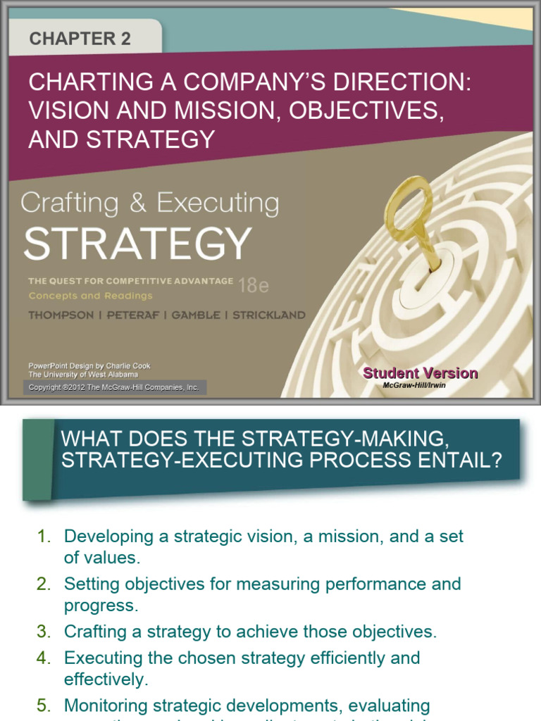 Chap002-Vision, Mission, Strategies | PDF | Strategic Planning | Motivation