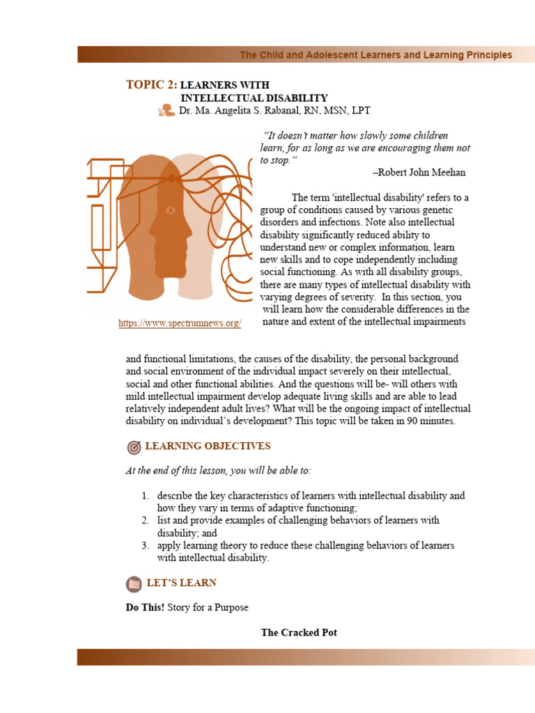 Unit-6 Topic2 Sped 104327 | PDF