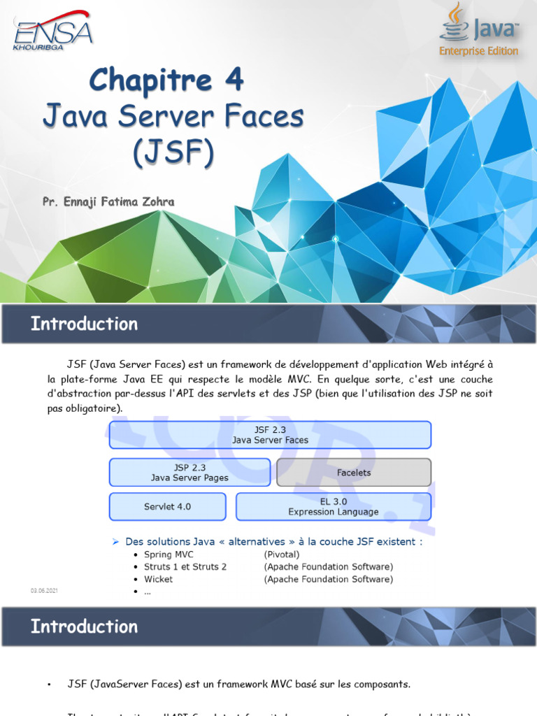 Chap 5 - JSF | PDF | Langage de balisage | XML