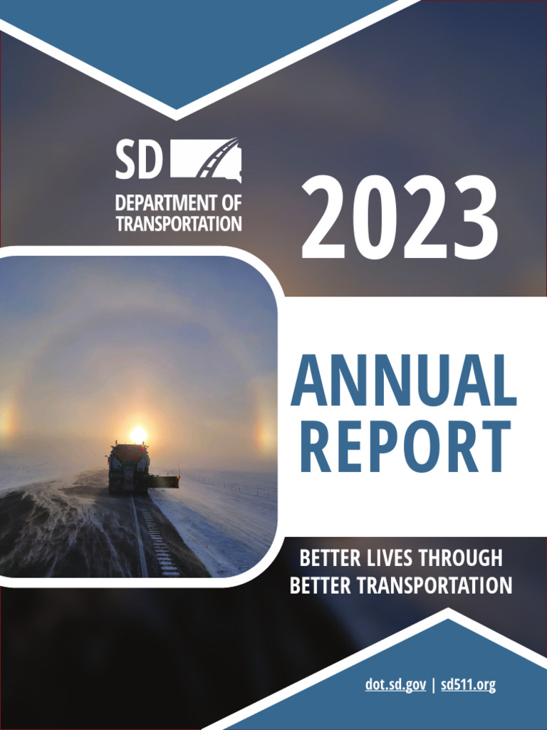2023 SDDOT Annual Report | PDF | Traffic | Transport