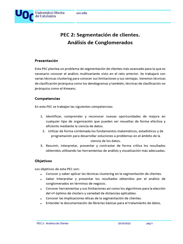 AdC Pec2 527 Sol | PDF | Segmentación de imagen | Evaluación