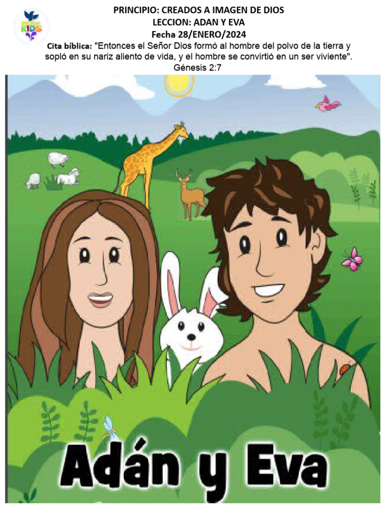 Leccion Adan y Eva | PDF | Religión y espiritualidad