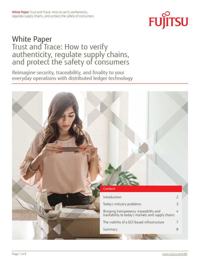 Blockchain DLT Trust and Trace | PDF