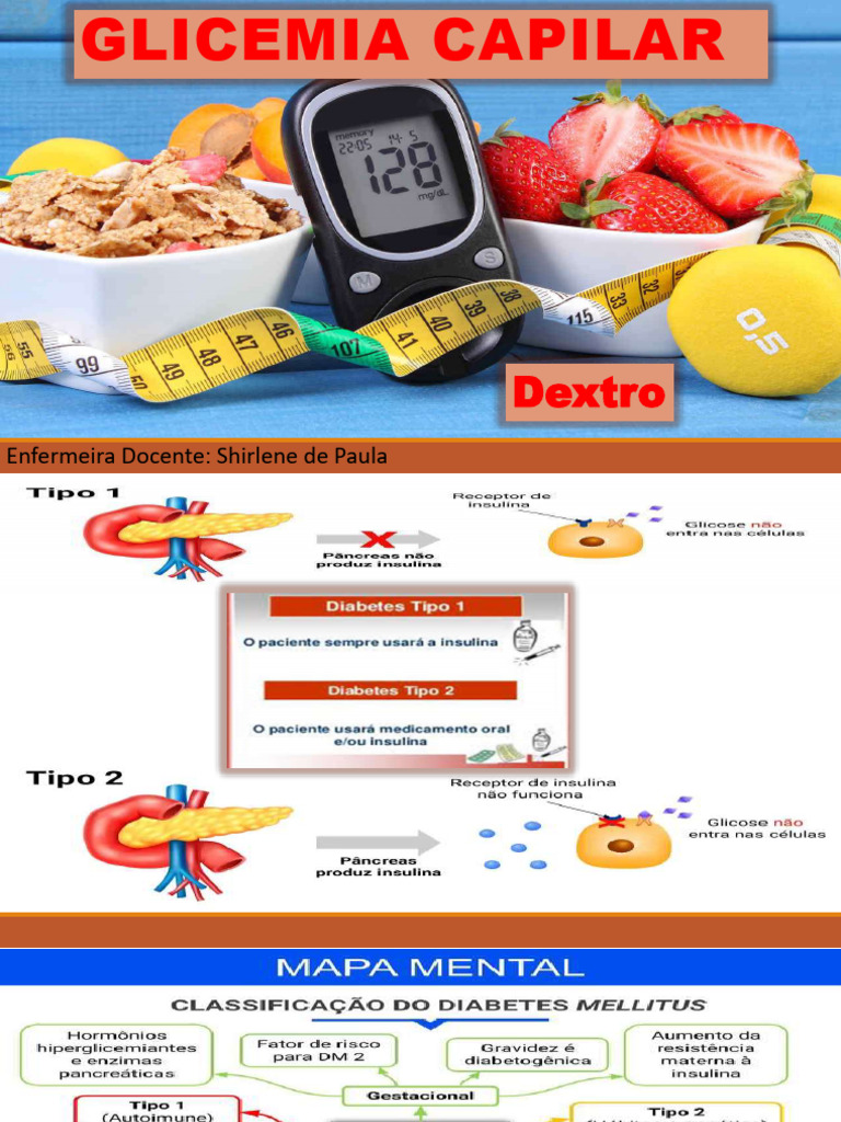 Dextro - Glicemia Capilar | PDF | Hipoglicemia | Causas de morte