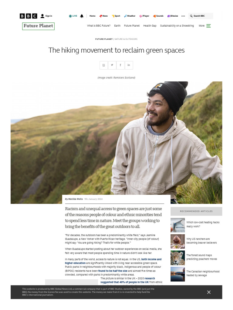 WWW BBC Com Future Article 20240109 The Hiking Groups Tackling Racism ...