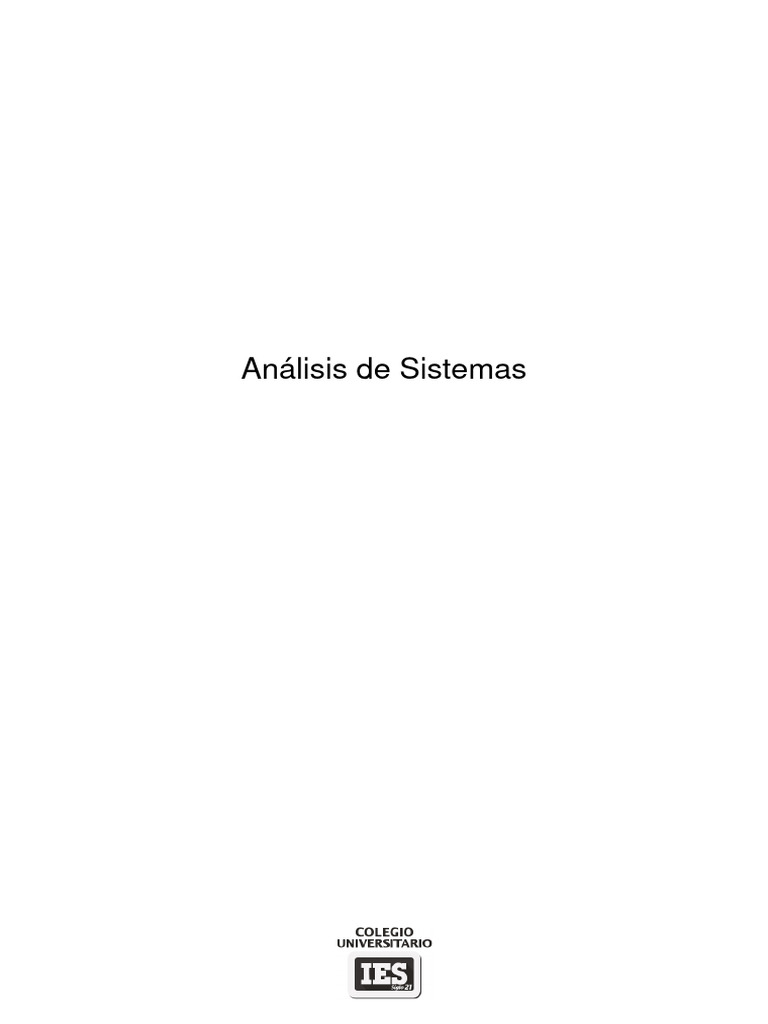 Resumen Analisis Sistema | PDF