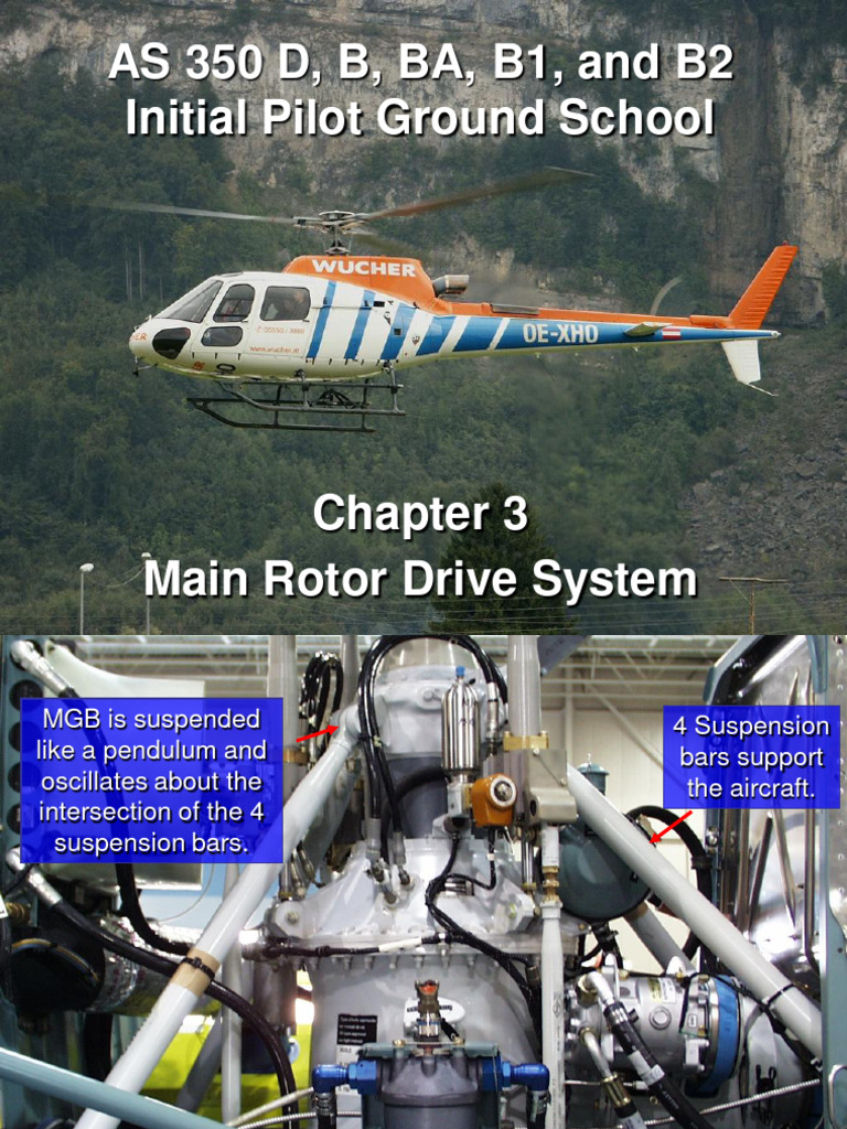 AS350 B2 - CH 03 - Main Rotor Drive System | PDF | Helicopter Rotor ...