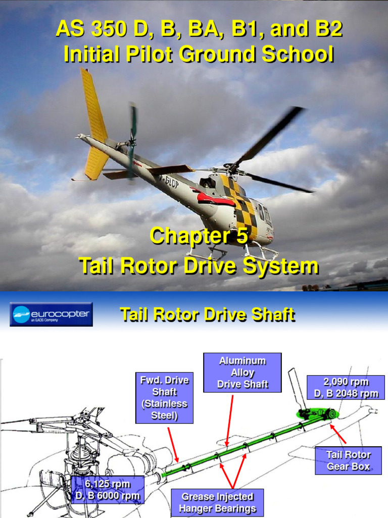 AS350 B2 - CH 05 - Tail Rotor Drive System | PDF