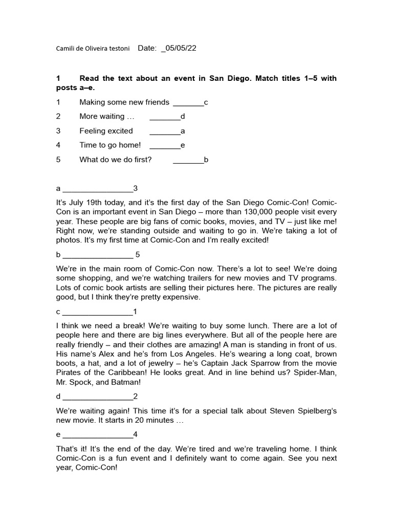 Reading 2o Ano Starter 3 Teacher Mirela | PDF