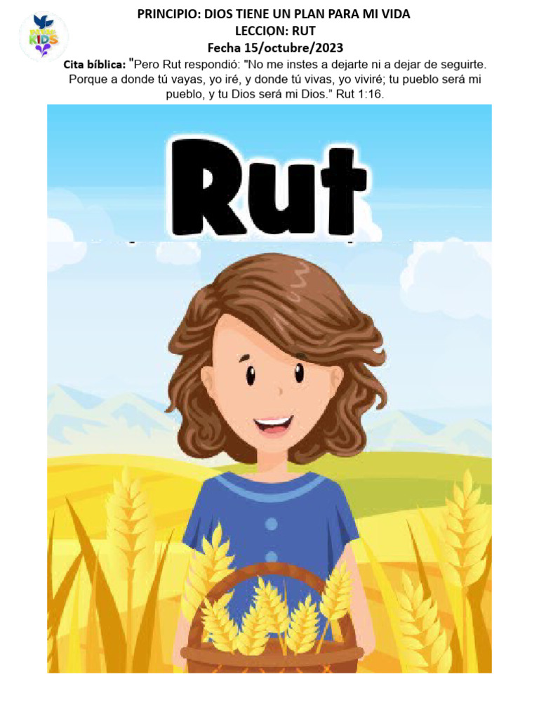 Leccion Rut | PDF | Libro de rut | Cristo (título)