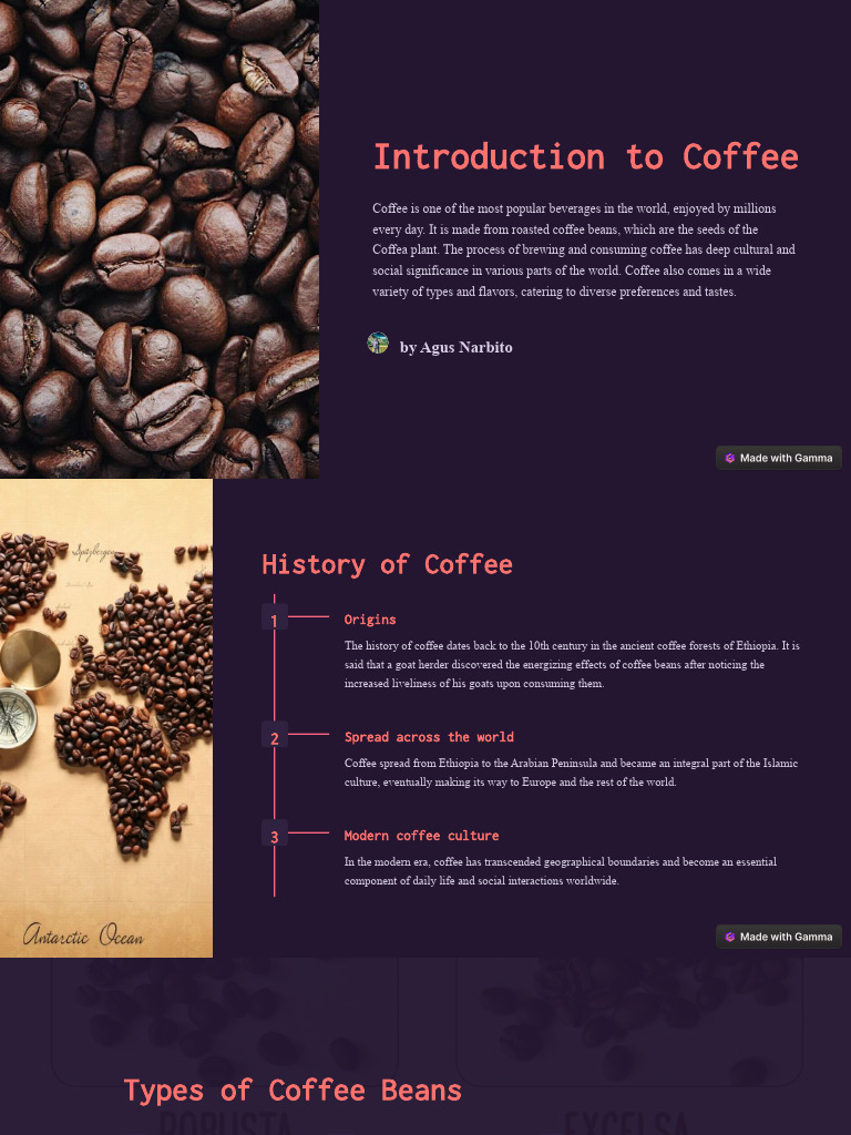 Introduction To Coffee | PDF | Coffee | Drink