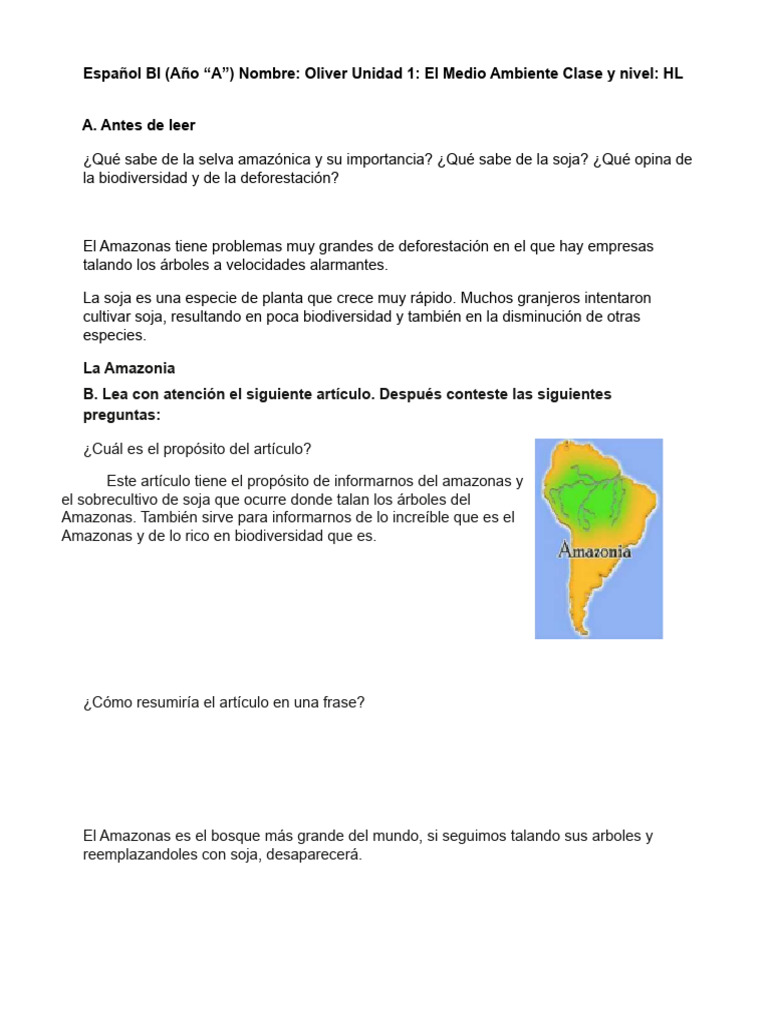Destrucción Amazónica por Soja | PDF | Deforestación | río Amazonas