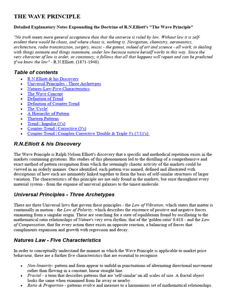 Tutorial EW PRINCIPLE by WaveTrack | PDF | Pattern