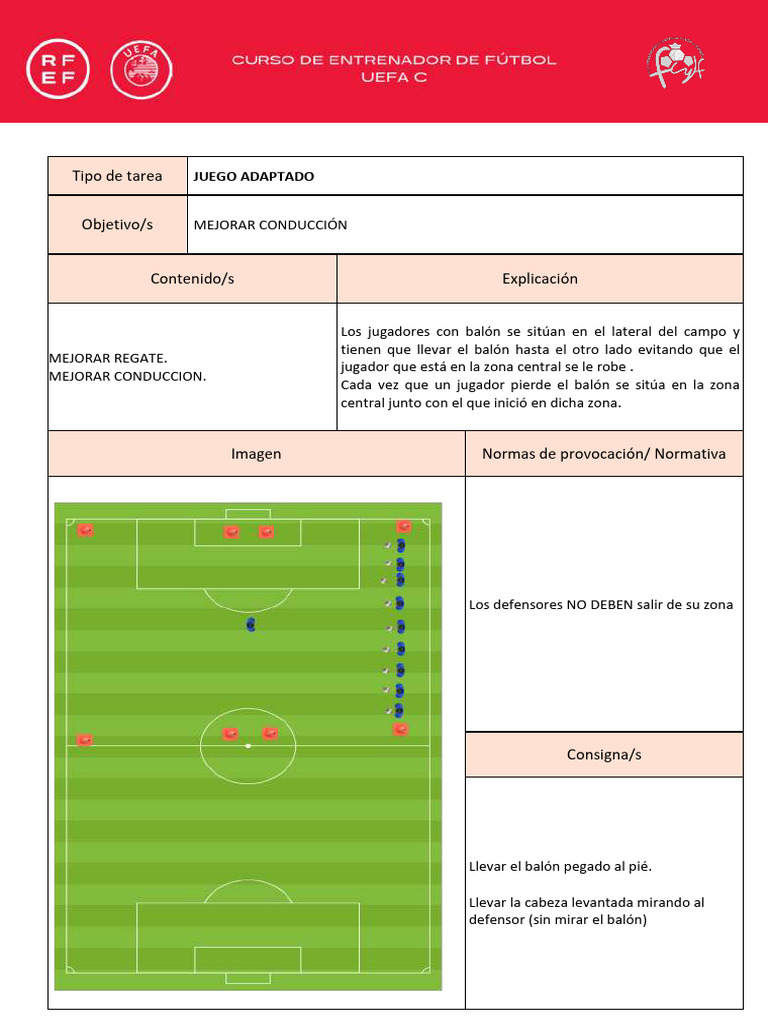 Tarea Juego Adaptado Al Futbol | PDF Tarea Juego Adaptado Al Futbol | PDF