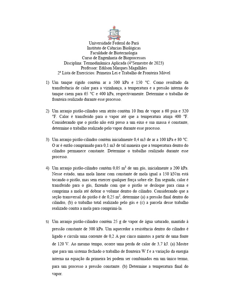 2a LISTA TEMO ICB | PDF