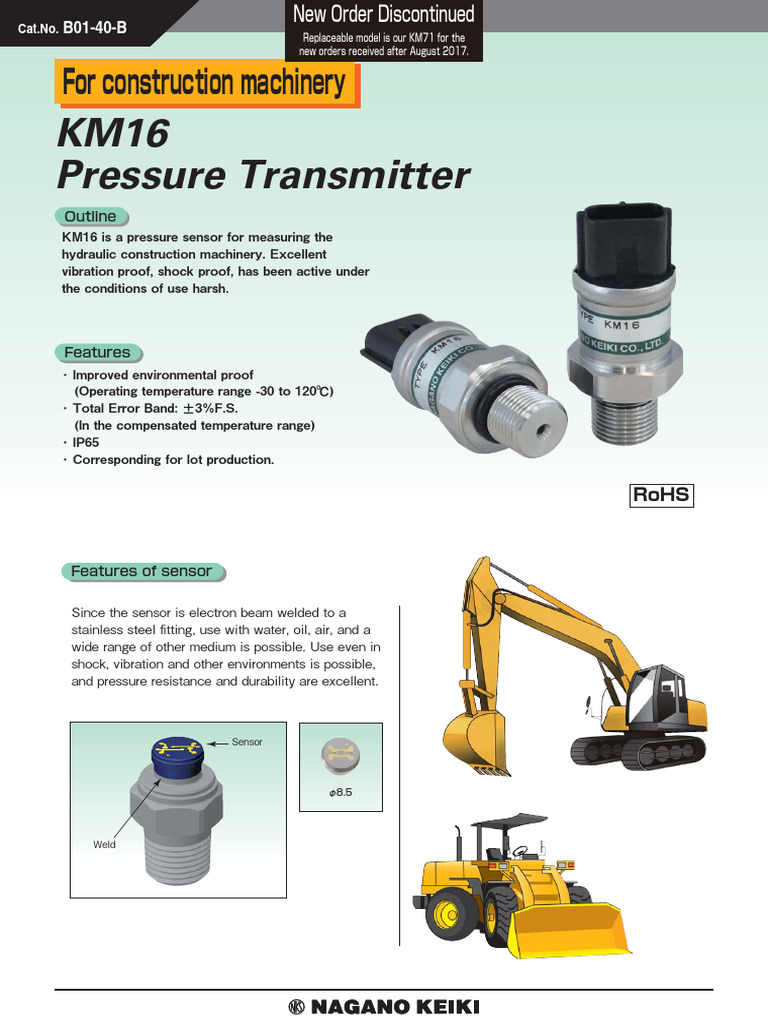KM16 HP SENSOR | PDF | Electrical Connector | Equipment