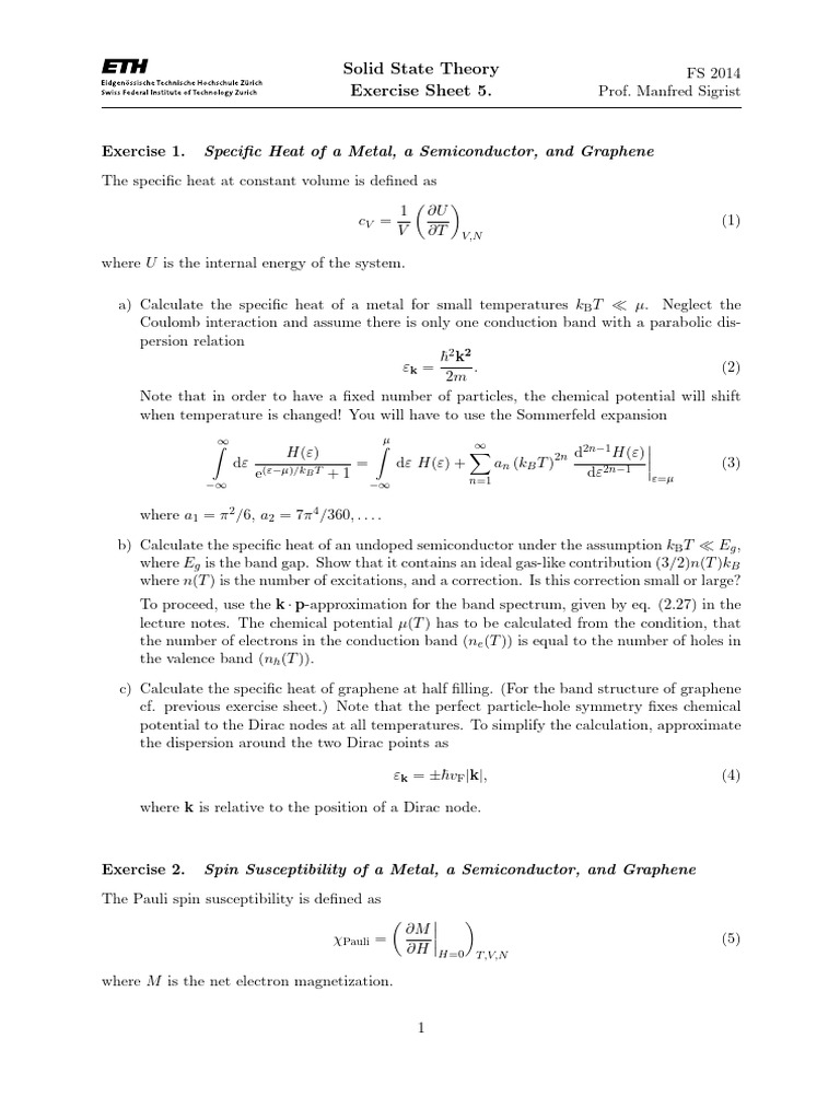 ex05_ex | PDF | Graphene | Spin (Physics)