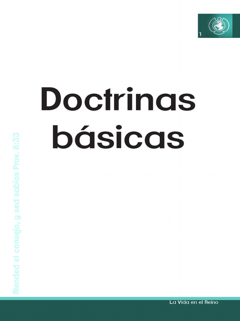 Manual de Doctrinas Básicas | PDF | Bautismo | Jesús