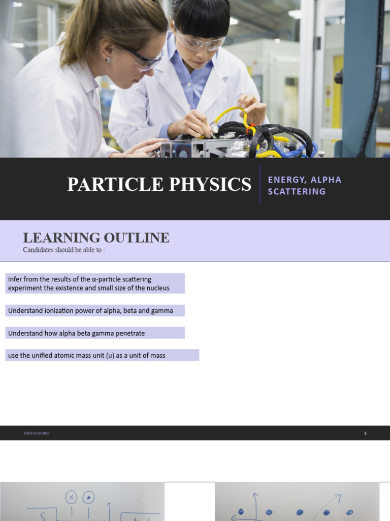 Alpha Particle Scattering | PDF | Atoms | Atomic Nucleus