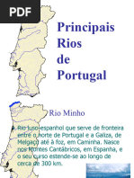 Principais Rios de Portugal: Tejo, Douro e Mais | PDF | Geociências