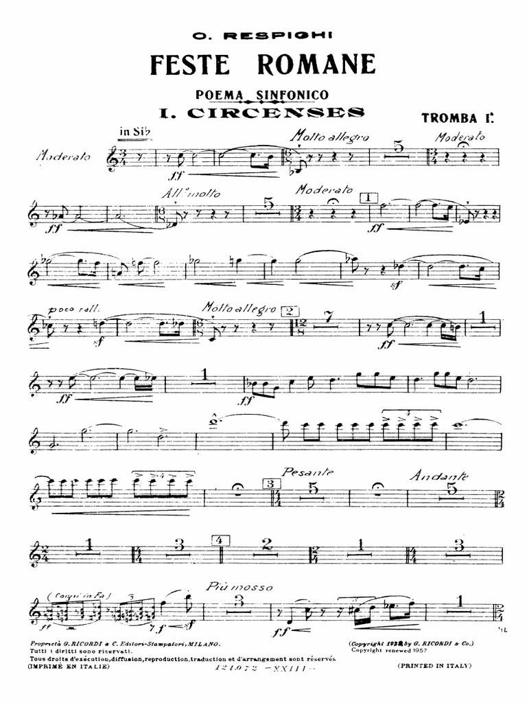 Feste Romane Respighi | PDF