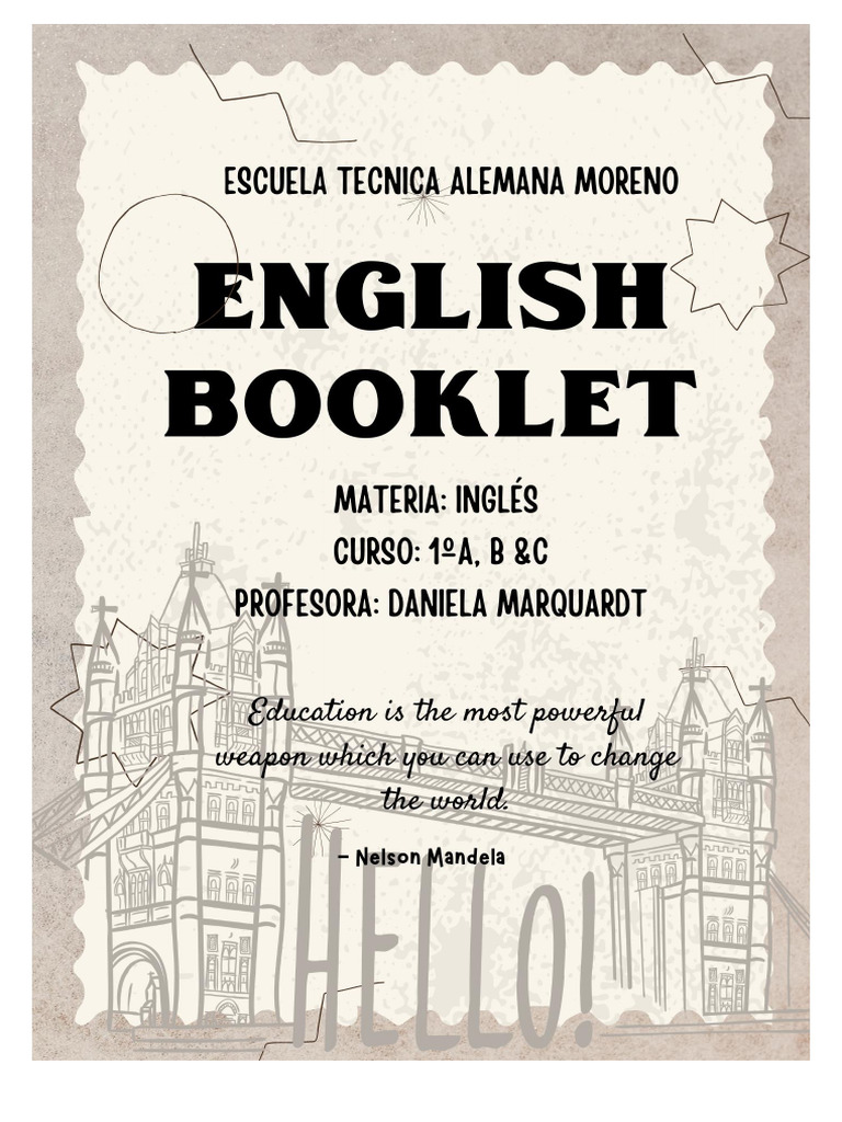 English Booklet 1st A, B y C - 230324 - 132658 | PDF | Aprendiendo estilos