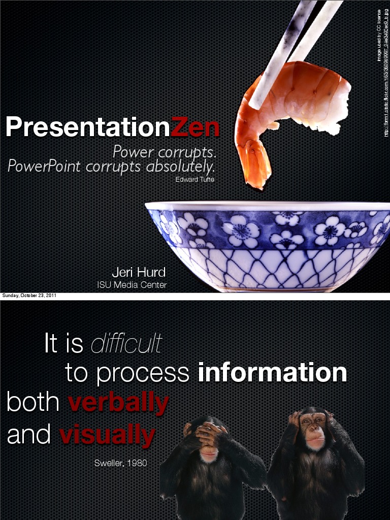 Presentation Zen | PDF | Determinants Of Health | Wellness