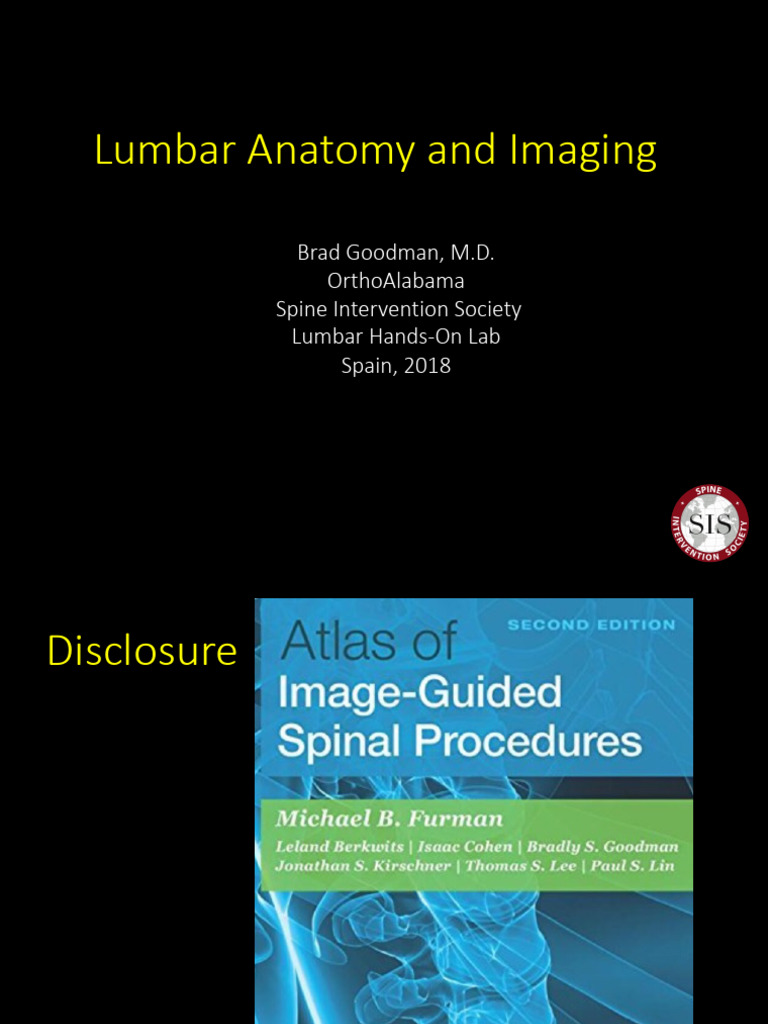Lumbar Anatomy and Imaging | PDF | Vertebral Column | Vertebra
