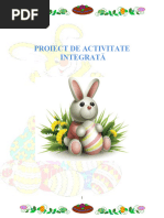 Corciovei Proiect Didactic Povestea Iepurasului de Paste PDF | PDF