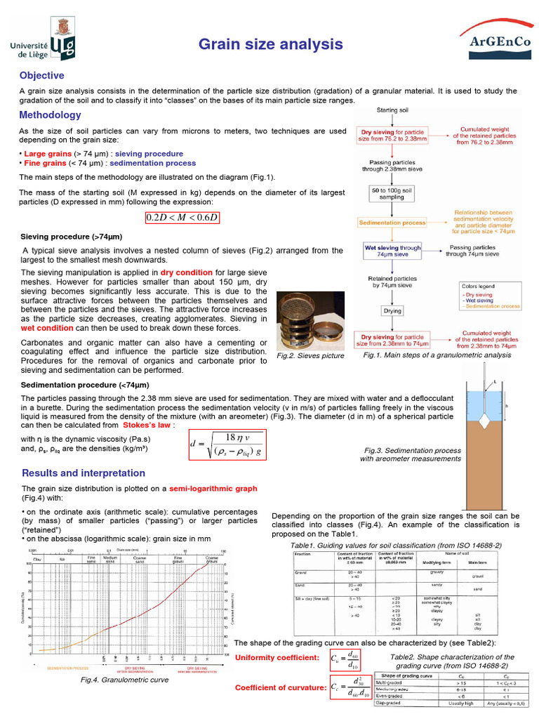 Grain Size Analysis - en | PDF | Chemistry | Applied And ...
