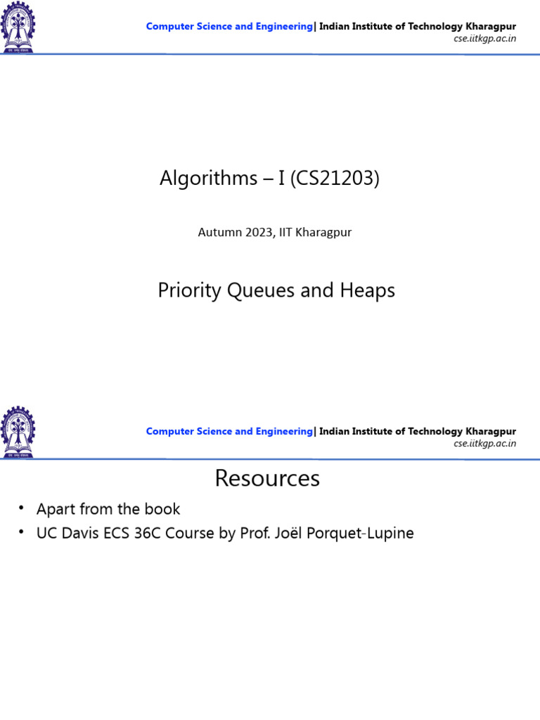 07 Priority Queues Heaps | PDF | Applied Mathematics | Algorithms And ... 07 Priority Queues Heaps | PDF | Applied Mathematics | Algorithms And ...