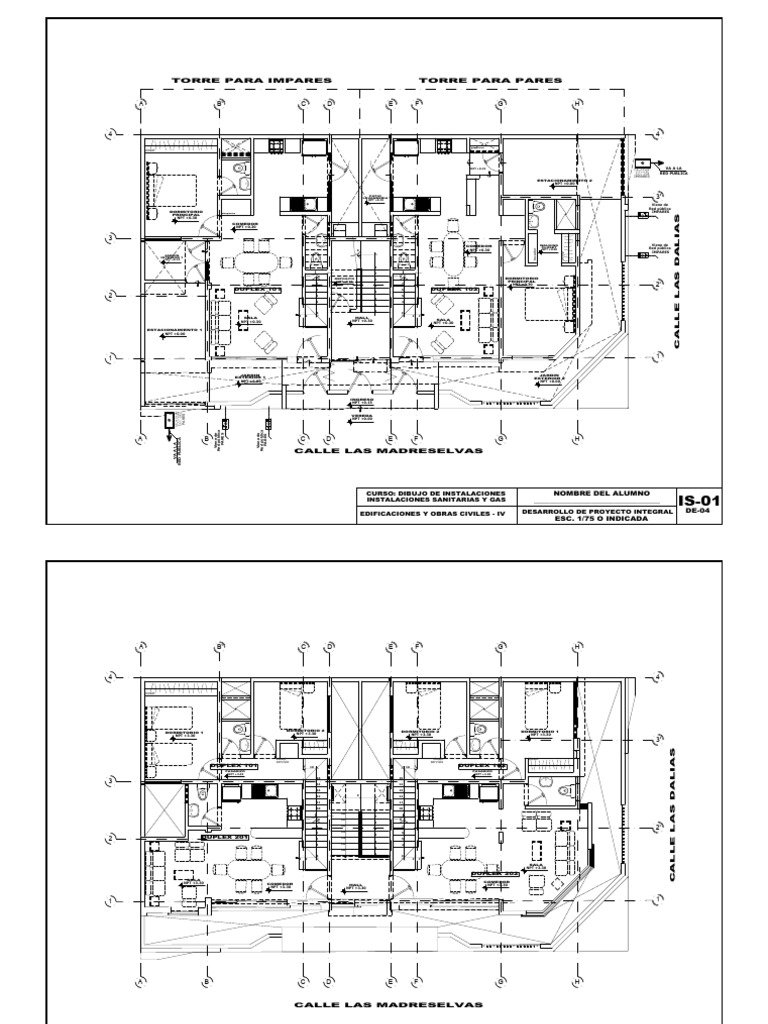 X. - Proyecto Integral Duplex Doble 1 | PDF